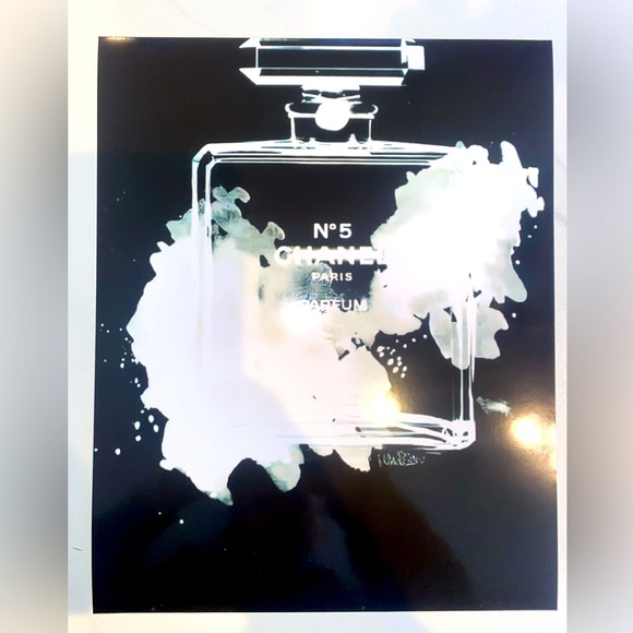 Accents | 8x1 Lux Print Print Only Black White | Poshmark